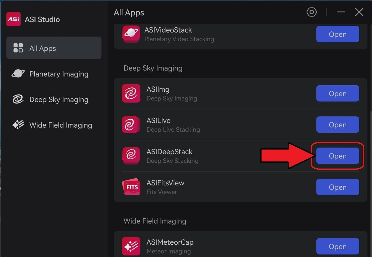 ASIStudioでfits画像表示＆選別＆スタック（その2）ASIDeepStack｜ゴンカネ