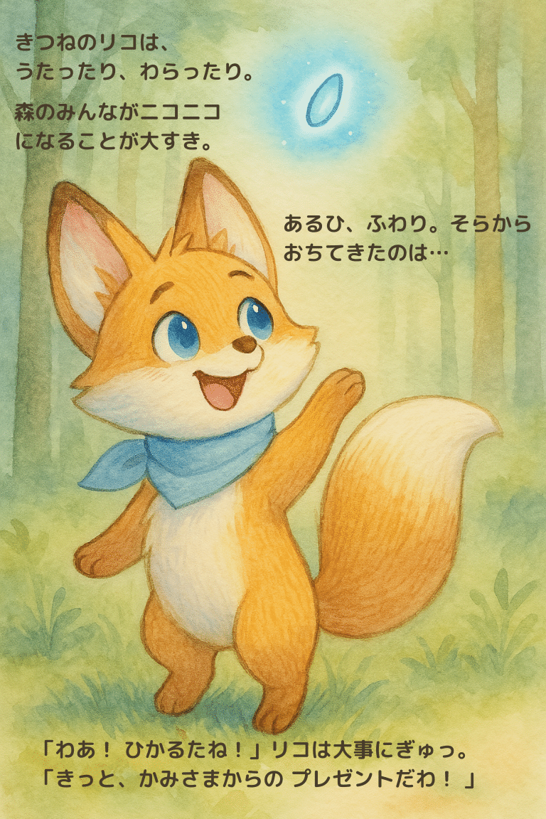 ヨガ絵本『リコとラーガのひかるたね』 心が喜ぶ選択って？ Little Yogi Tails - 1 -｜marika grace / AI ...