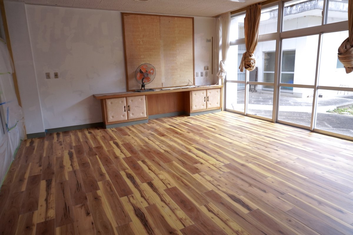 2025.03.22 談話室改修プロジェクト 〜床張り〜｜柿木公民館