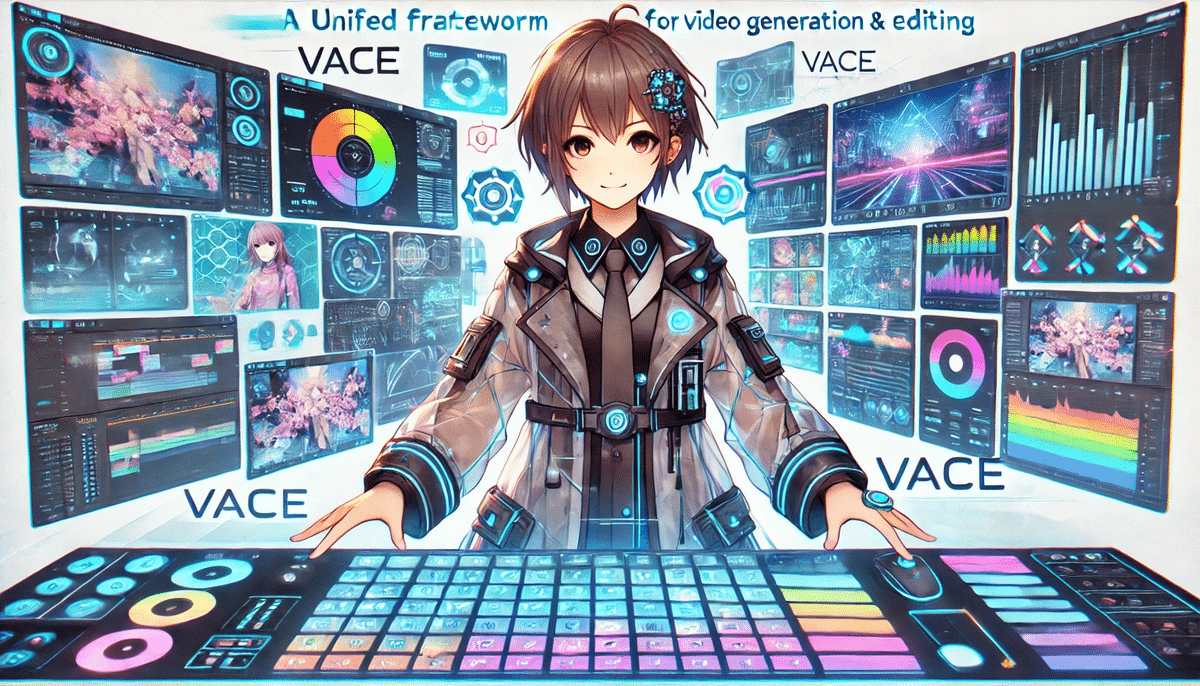 【論文】VACE：動画生成と編集の新時代｜MASAKING