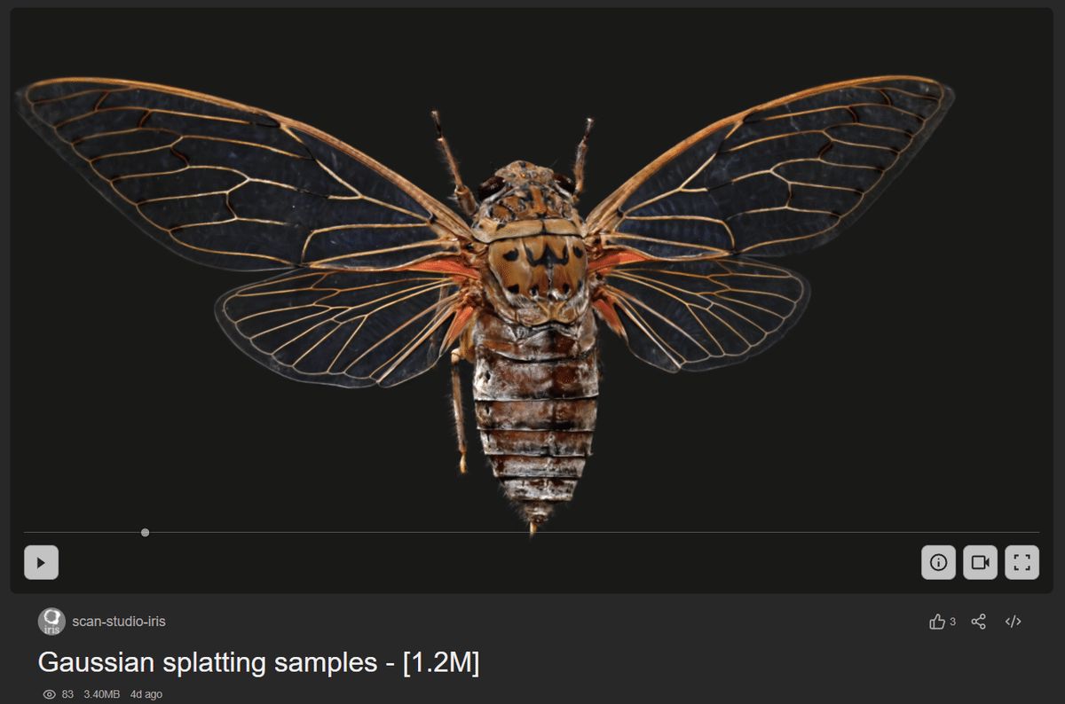 【3D Gaussian Splatting】WEBブラウザで手軽に見れるようになりました！｜steam studio / 3D SCAN STUDIO iris