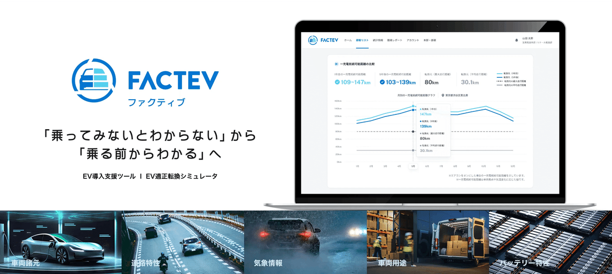 EV性能予測技術等を用いたEV導入支援ツール「FACTEV」を提供する株式会社MobiSaviが資金調達を実施｜STARTUP LOG｜スタートアップの挑戦を、もっと身近に｜スタログ｜STALOG｜