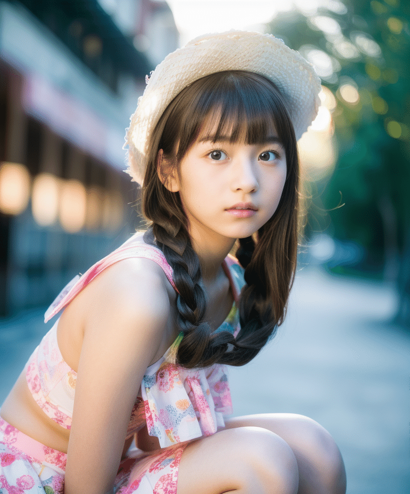 【大量！114枚】自作AIサイトで産み落とされたちょっとエッチな美少女たち｜AI demon