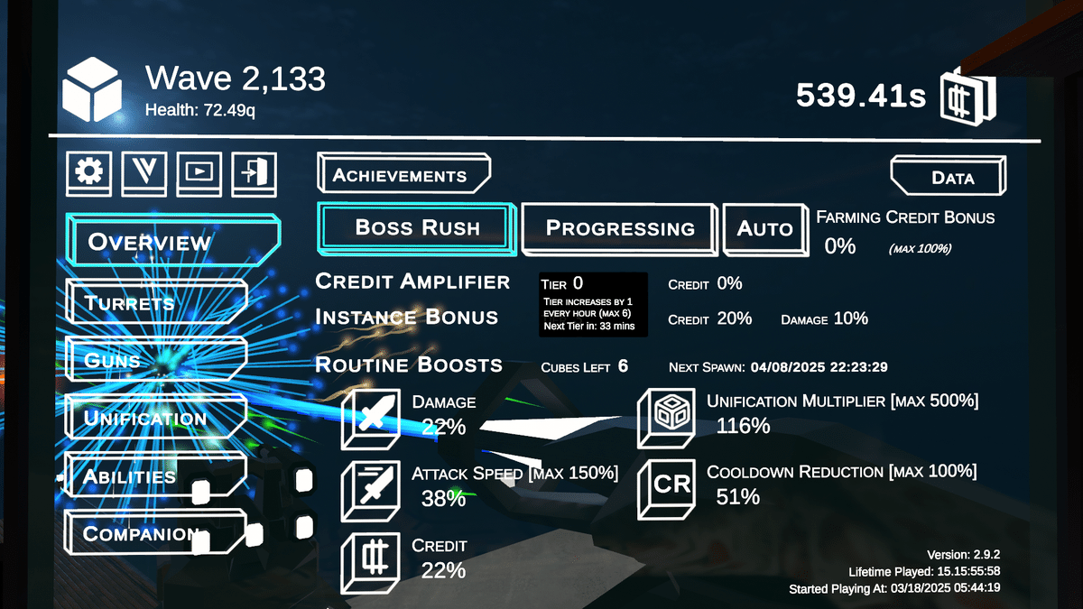 Idle Cube 2025/4/8 +10 ︎︎ N\Update内容まとめ｜じー