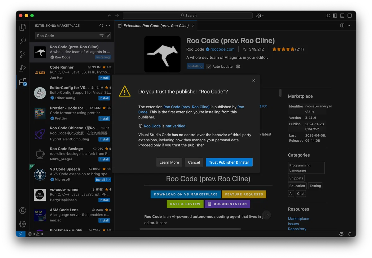 MacStudioでローカルLLMを動かしてRoo Code (Roo-Cline)を使う｜しあ