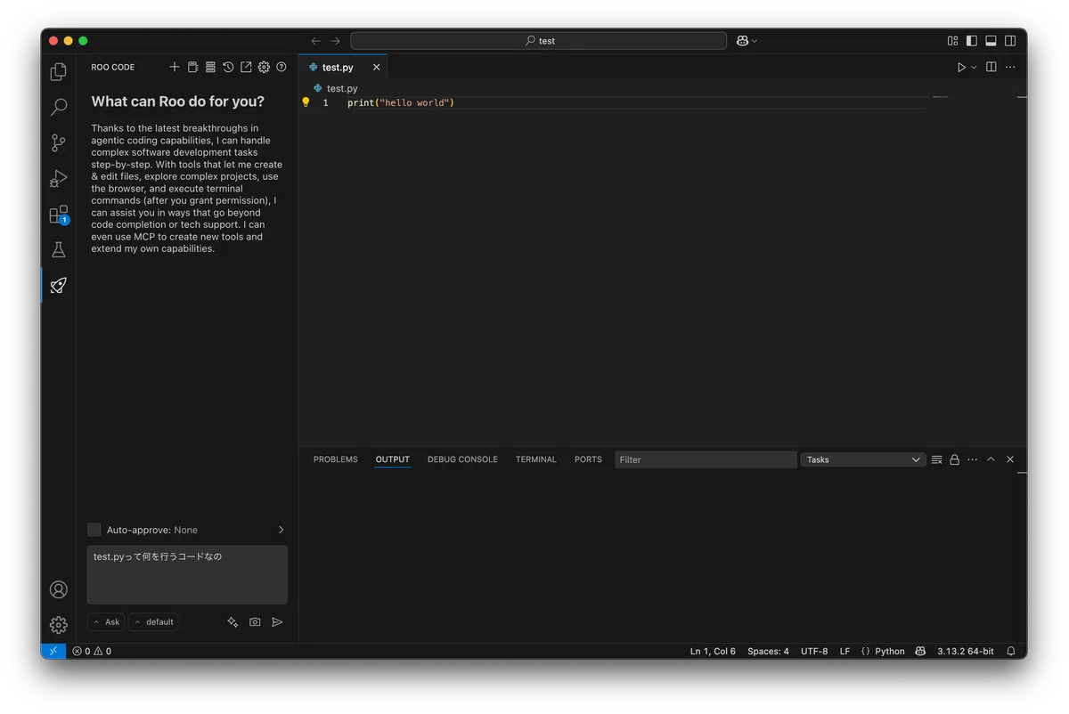 MacStudioでローカルLLMを動かしてRoo Code (Roo-Cline)を使う｜しあ