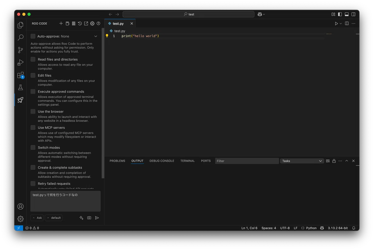 MacStudioでローカルLLMを動かしてRoo Code (Roo-Cline)を使う｜しあ