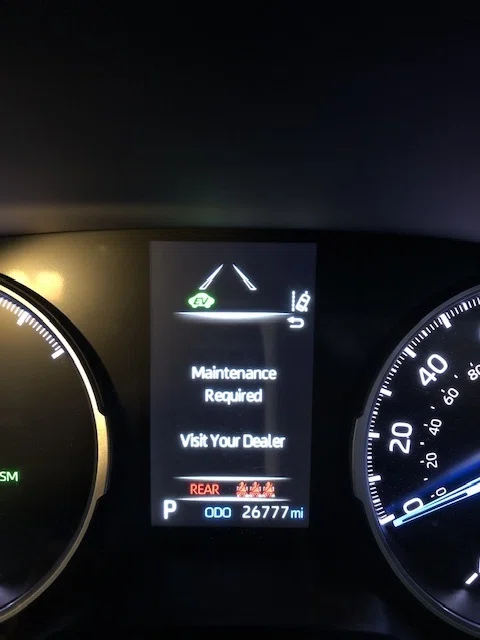 Maintenance Required Visit Your Dealer