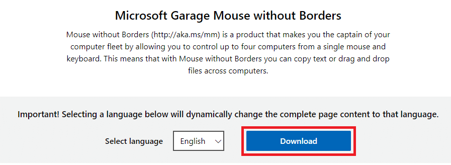 Microsoft Garage Mouse without Bordersって名前長くて覚えられない｜例位置