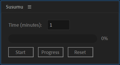 AEスクリプト｜タイマー式進捗バー【Susumu】｜イチ