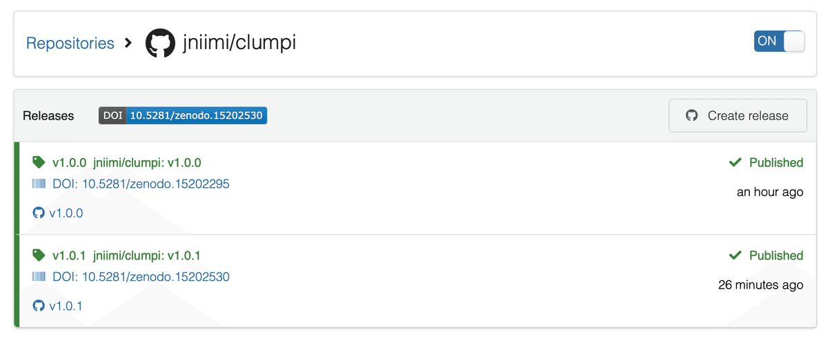 zenodoでPythonパッケージにDOIを振る｜jniimi