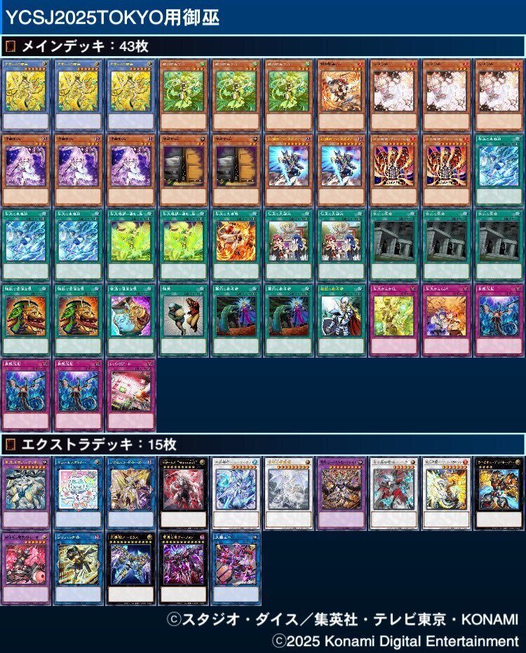 YCSJ TOKYO 2025 カジュアル決闘者参加レポート｜あんにん