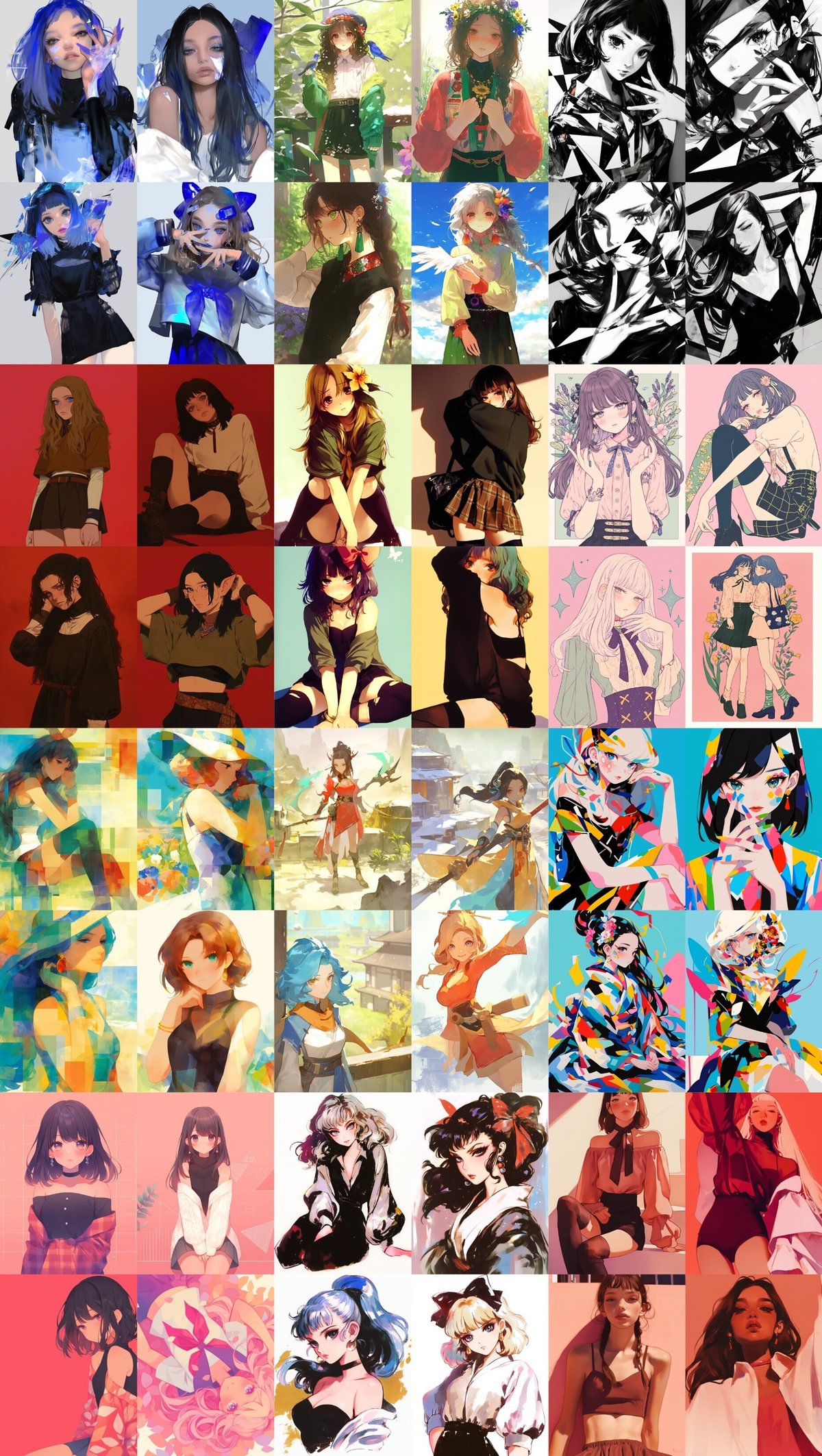 画像生成AI sref 図鑑 008｜ぐふとくく