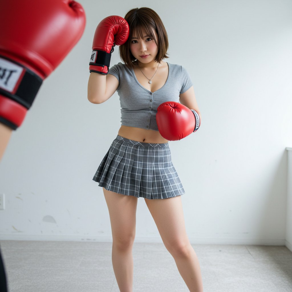 VR空間で彼女とボクシング③｜Q-MiMi