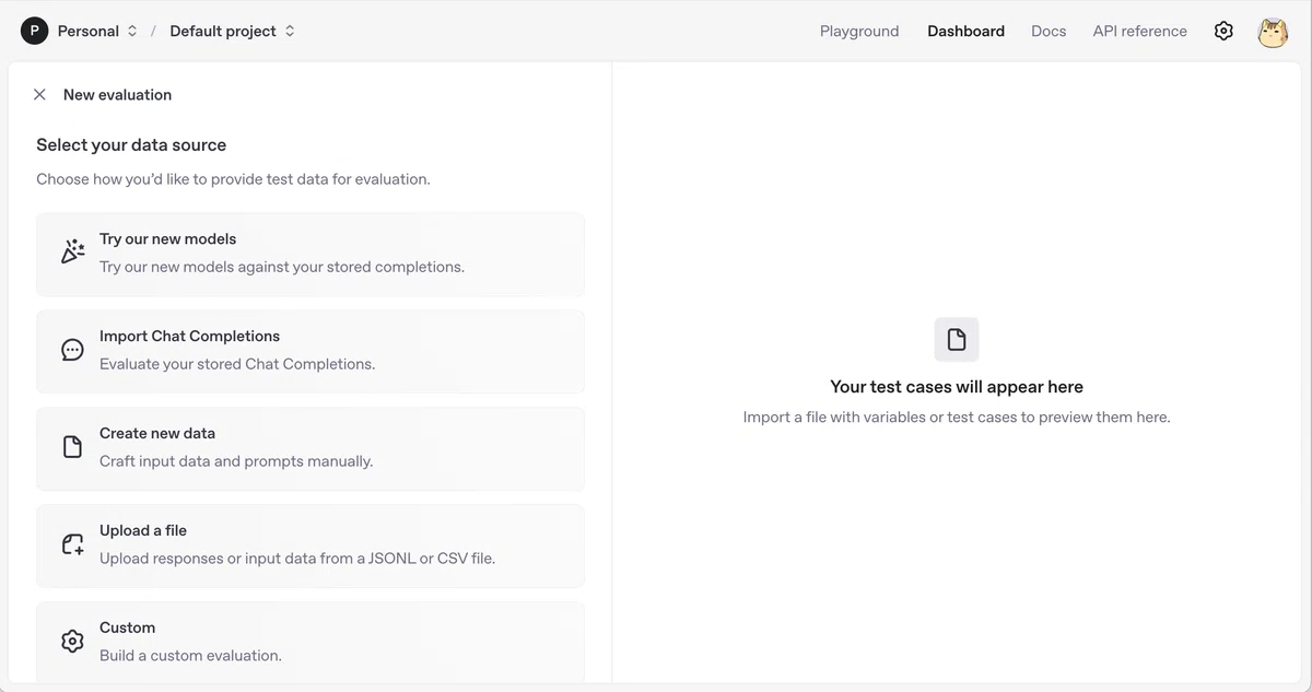 OpenAI Dashboard の Evaluations を試す｜npaka