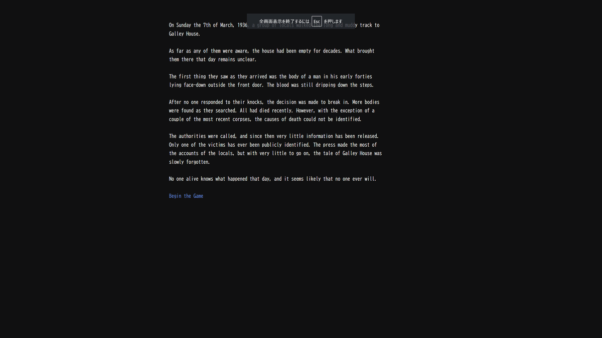 テキストオンリーのミステリーADV『Type Help』プレイ日記｜ayame