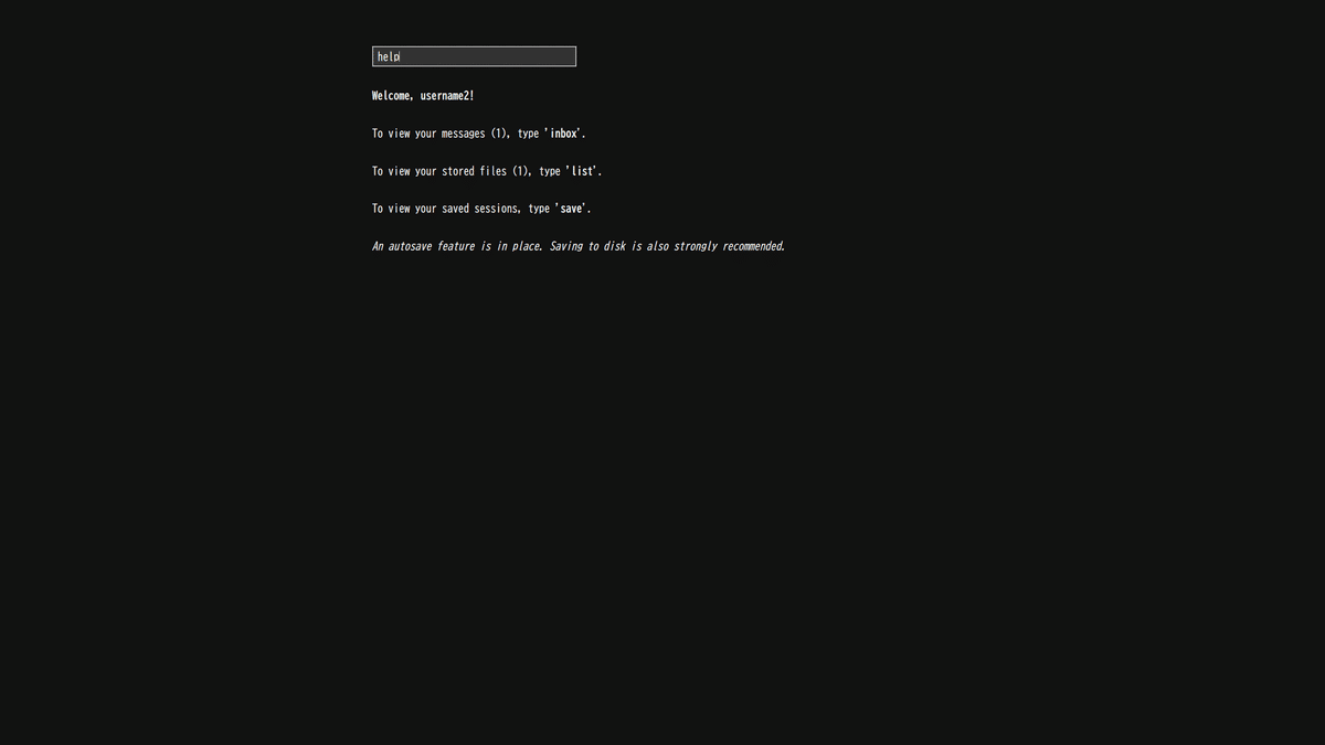 テキストオンリーのミステリーADV『Type Help』プレイ日記｜ayame