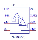 NJM4558をLTspice24に追加する｜いろいろと的外れ