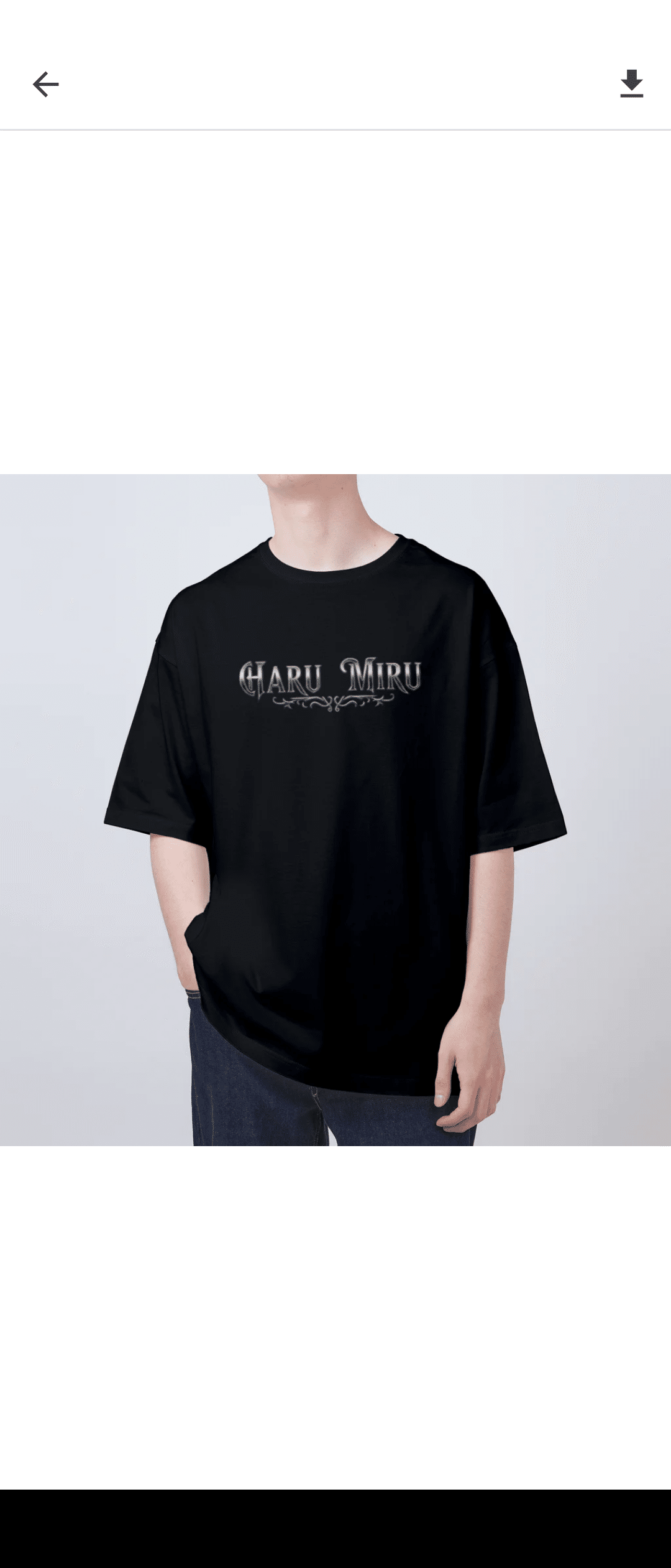 一目惚れ必至！シンプルなのに存在感抜群。「Haru＆Miru」オリジナルロゴ オーバーサイズTシャツが新登場！｜Haru＆Miru