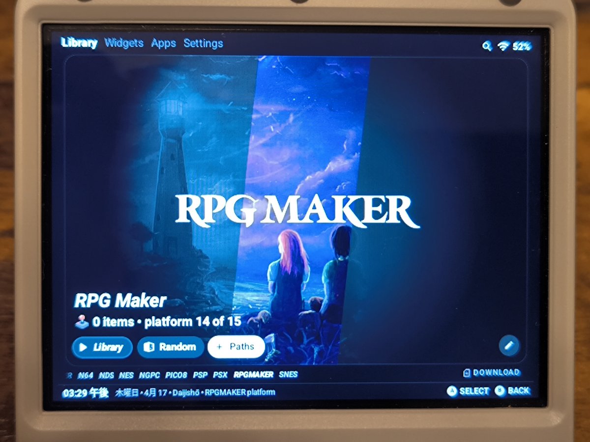 Miyoo Flip GammaOS Core導入等まとめ｜zap