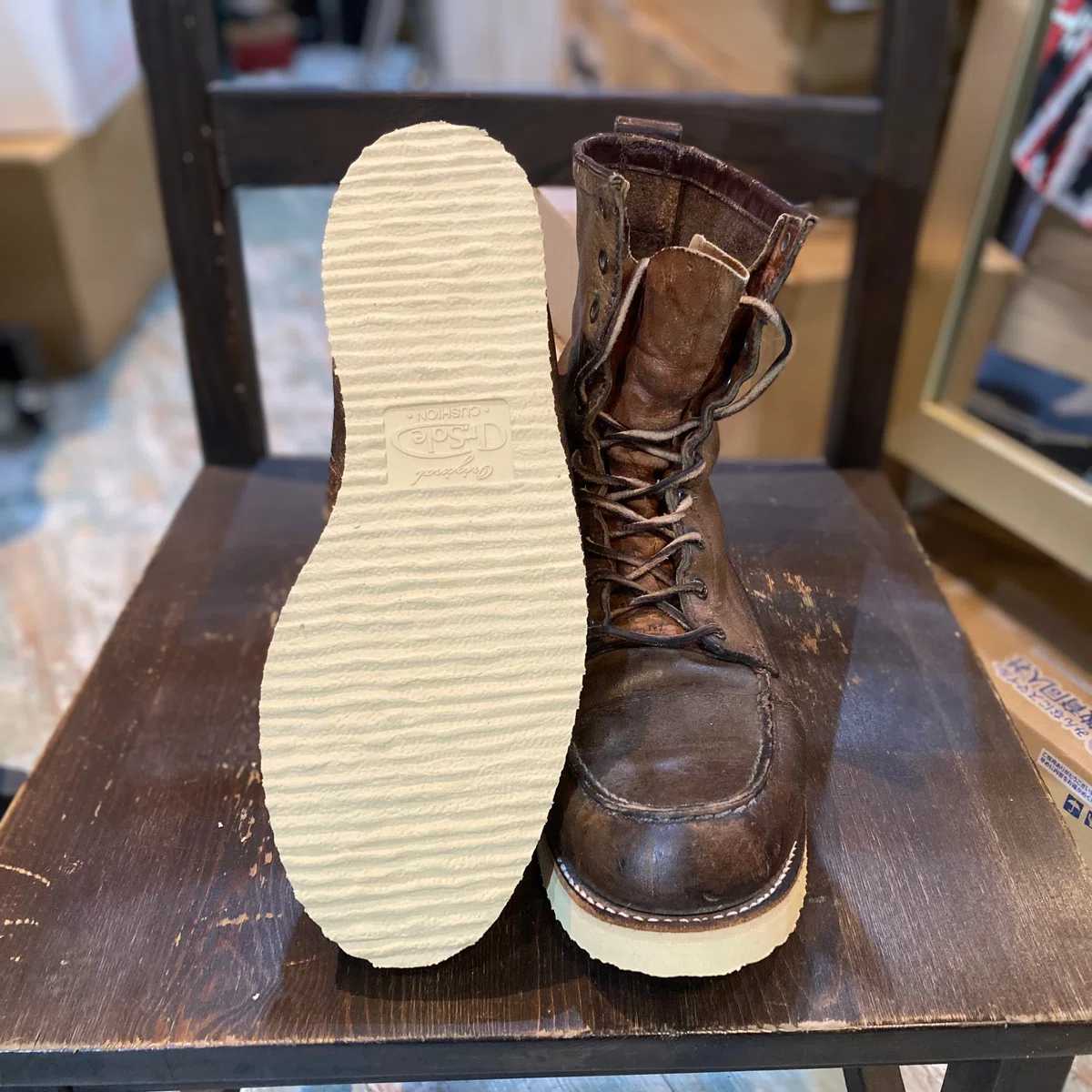 【Resole/ソールカスタム】VTG Red Wing 877/レッドウィング877｜CREA Repair & Handcrafts/roca