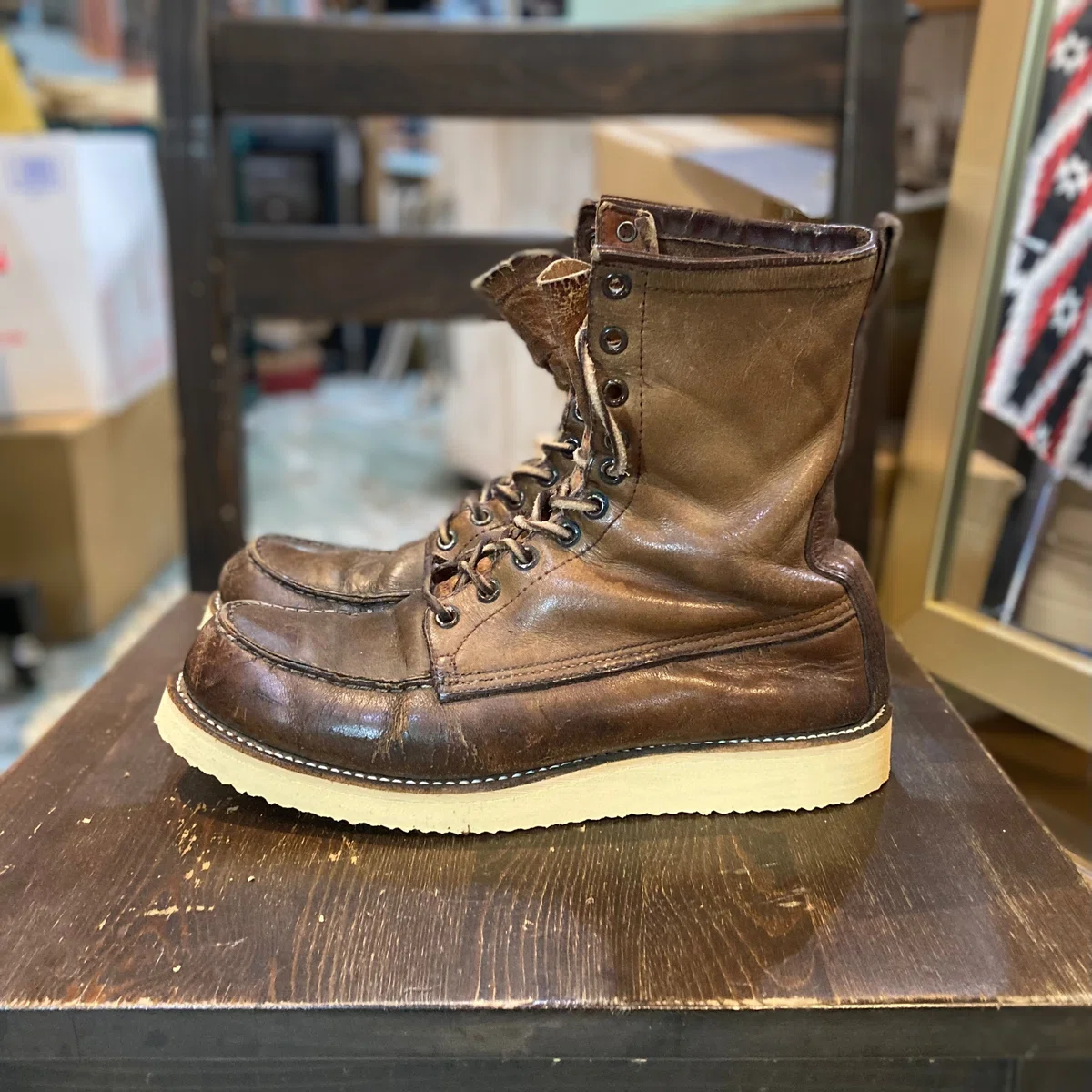 【Resole/ソールカスタム】VTG Red Wing 877/レッドウィング877｜CREA Repair & Handcrafts/roca