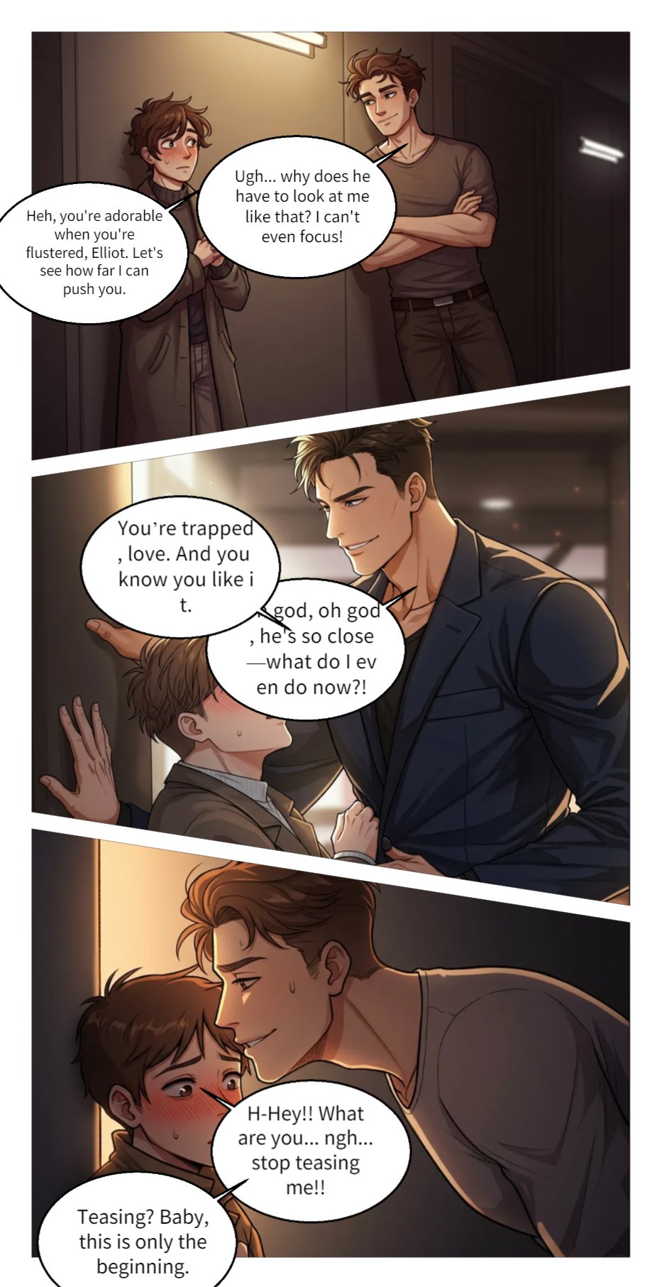 Elliot thought a friendly chat was simple. But when Cyrus traps him ...