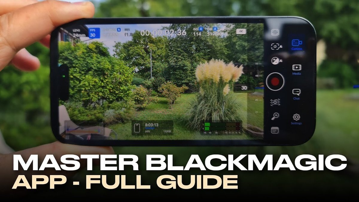 iPhoneでも映画みたいに？Blackmagic Cameraの使い方と設定ガイド｜KANTA