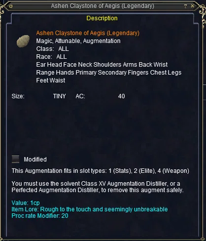 Everquest THJ日記: AC Augを売り抜けろ｜Marimo