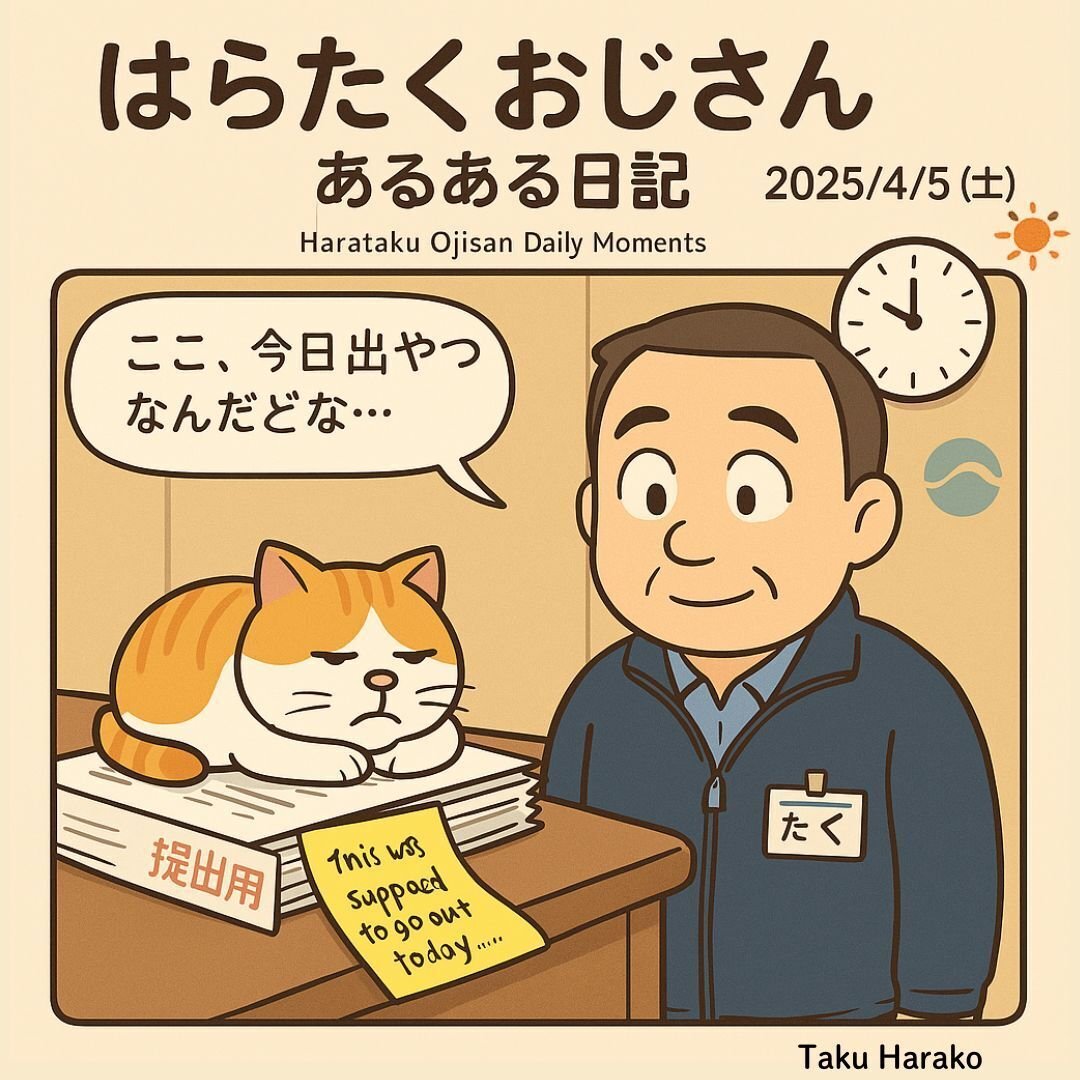 Daily moments - 2025/4/5(Sat)｜原子 拓 / Taku Harako