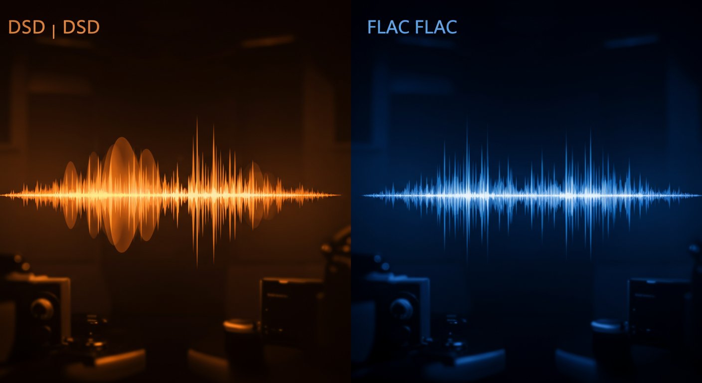 DSD形式ハイレゾの3つの特徴と魅力！FLACとの違いは何なの？｜音のしずく