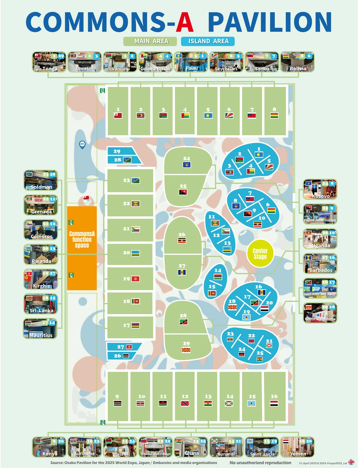 Official Participants’ Pavilion MAP｜ EXPO_CAT