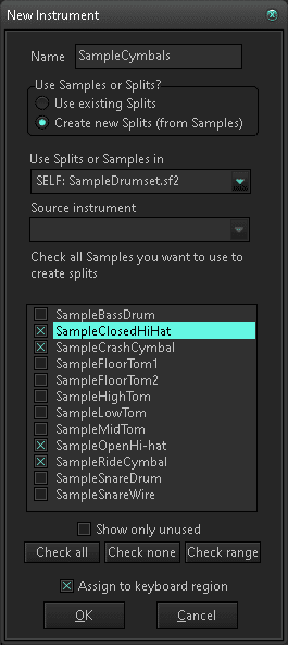 サウンドフォントの作り方 : リズム編 | Viena SoundFont Editor (1.210)｜ロクフ