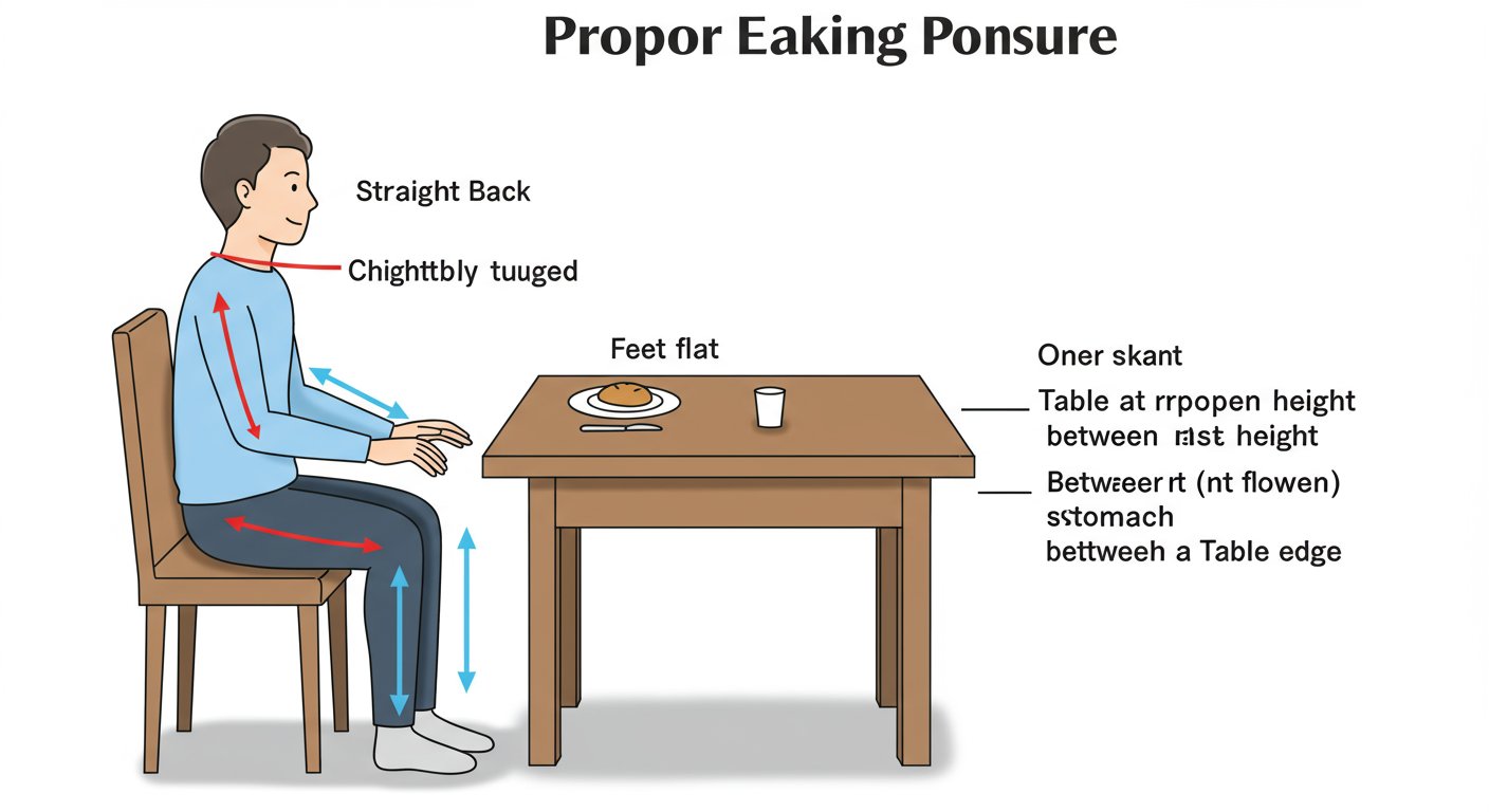 食事の姿勢が消化に与える影響とは？正しい食べ方で体質改善｜セルフケア整体