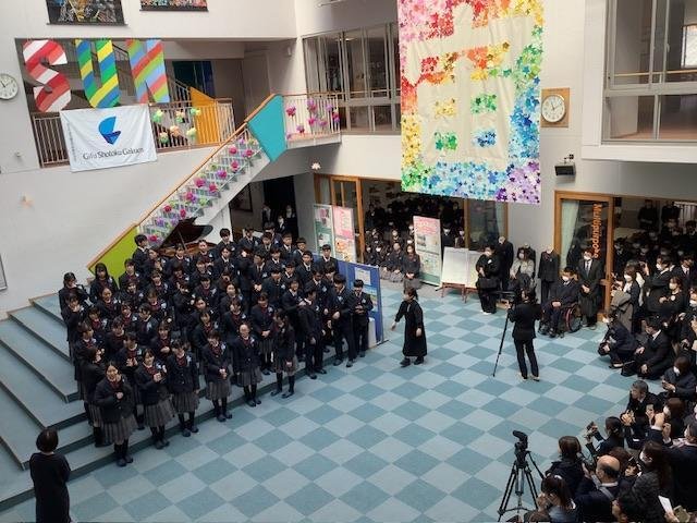 第50回卒業証書授与式がありました｜岐阜聖徳学園大学附属中学校