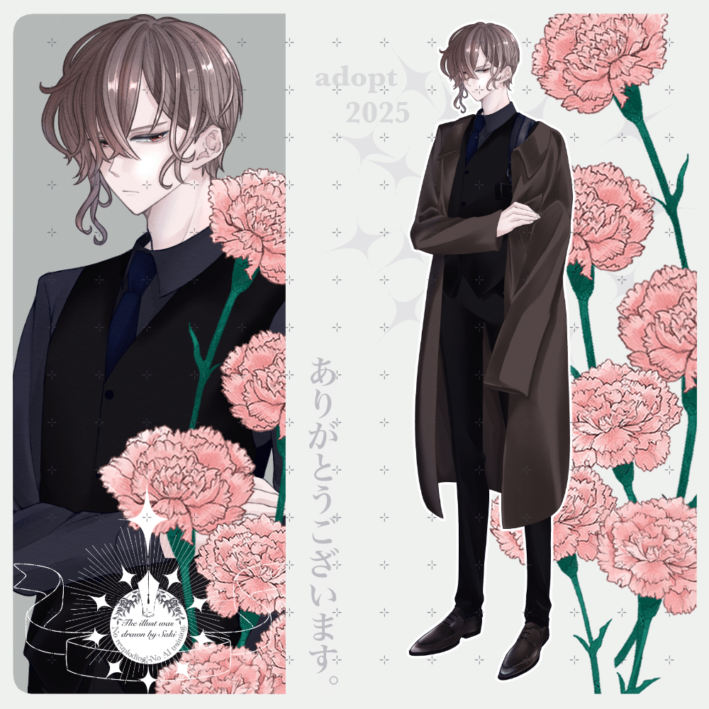 キャラ販売￤黒服ガンホルダーの男性｜saki_813