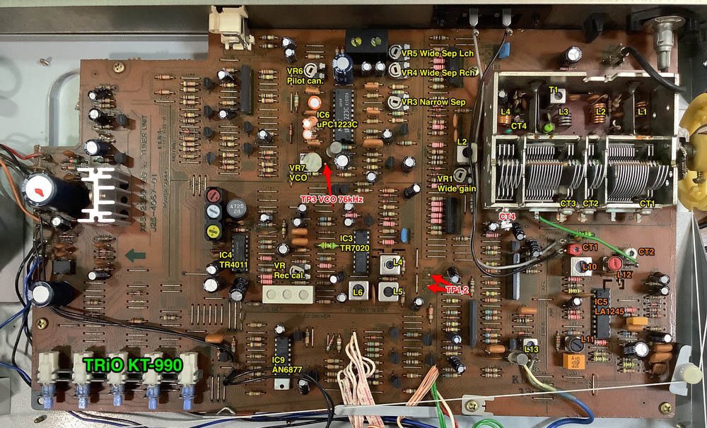 TRiO KT-990 修理調整記録13｜BLUESS Laboratory