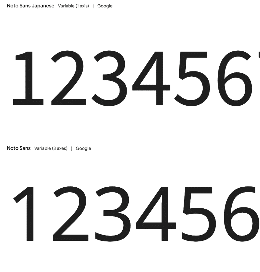 【知ってた？】Noto SansとNoto Sans Japaneseの欧文ってまったく別物なのよ｜中田デザイン事務所です。