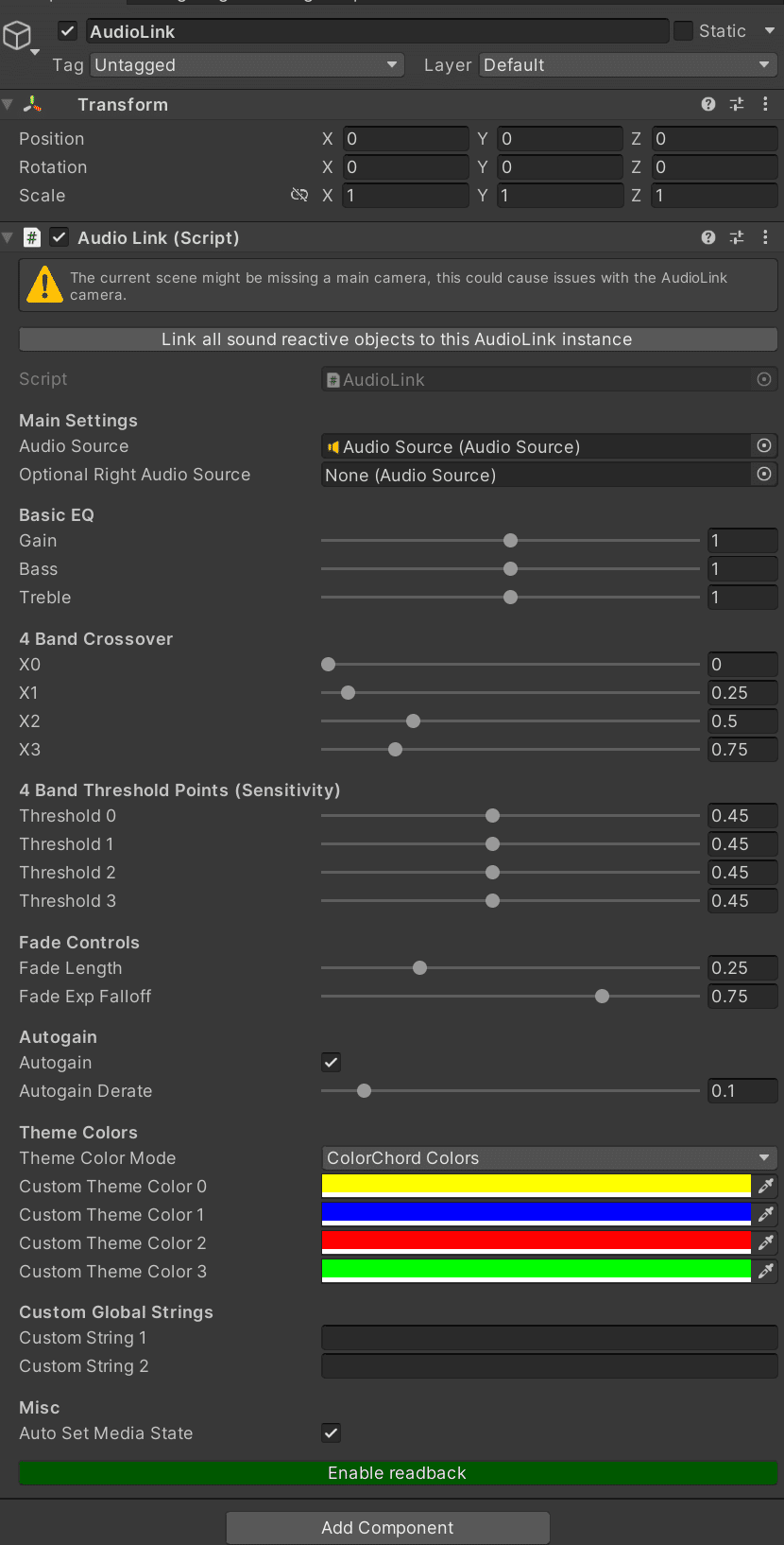 clusterでAudioLinkを使う｜ほびわん