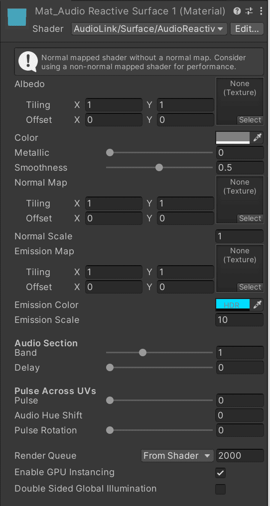 clusterでAudioLinkを使う｜ほびわん