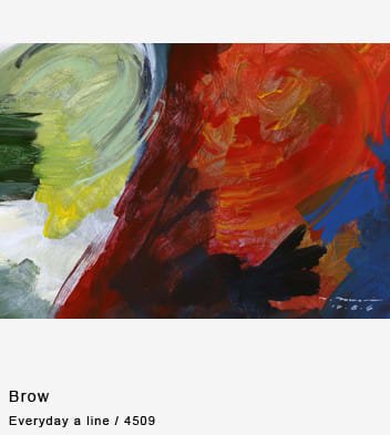 Everyday a line / 4509｜Taro Tomori