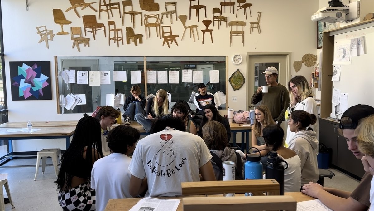 「Spider Web Discussionを紹介。」ハイテックハイで教員研修を実施した①｜Miho Tsutsui/Abe