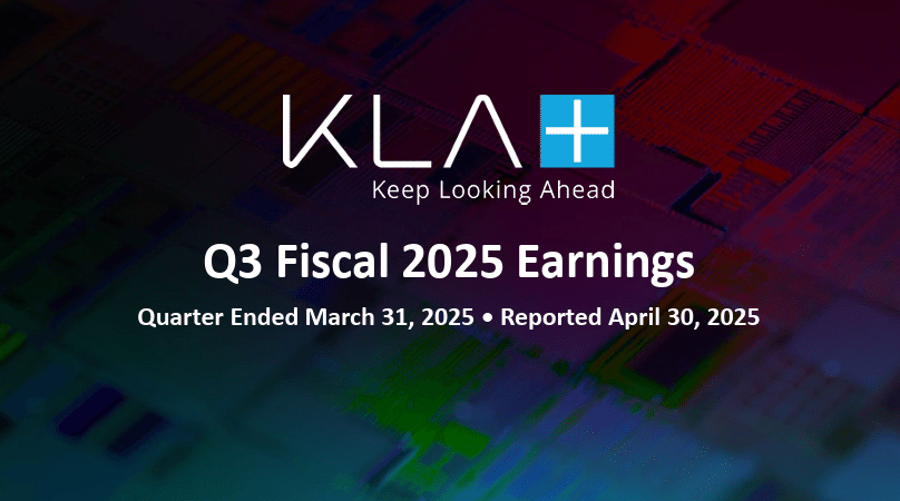 KLAC (KLA Corporation)【FY25 Q3決算】｜もてのり 米国株決算