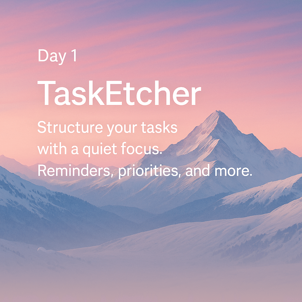 🌱 Day 1 – TaskEtcher｜Aro Software Group