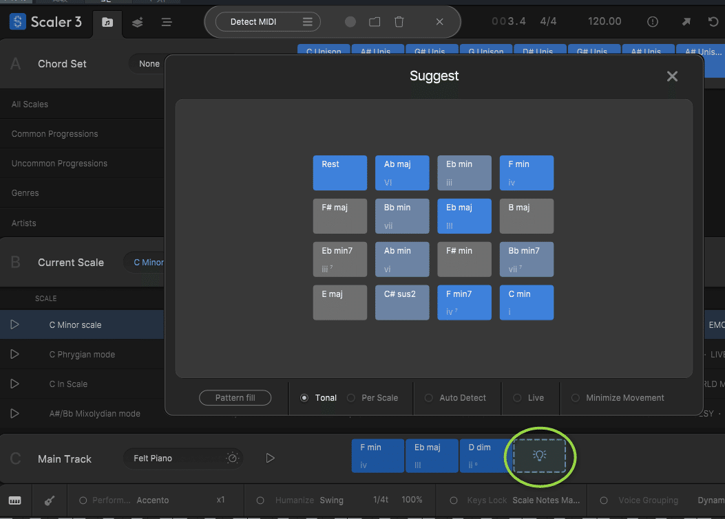 「Scaler3」でメロディに合う伴奏を作る方法｜8nm