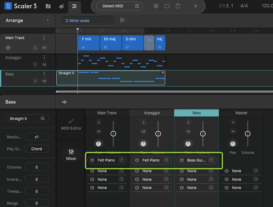 「Scaler3」でメロディに合う伴奏を作る方法｜8nm