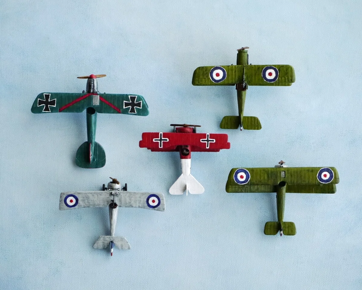複葉機模型1/144 フォッカーDr.1 塗装～完成｜sion