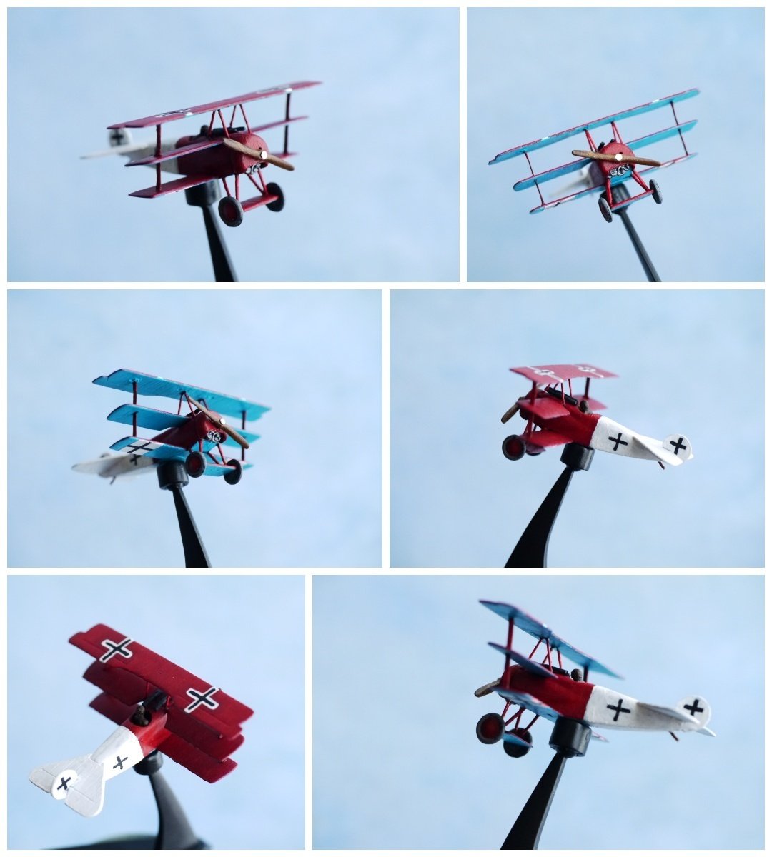 複葉機模型1/144 フォッカーDr.1 塗装～完成｜sion