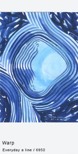 Everyday a line / 6950｜Taro Tomori