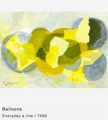 Everyday a line / 7550｜Taro Tomori